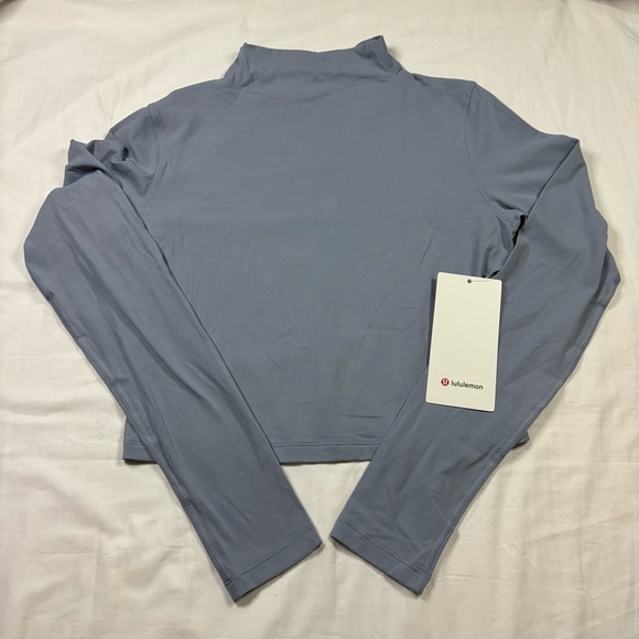 lululemon athletica | Tops | Lululemon All Aligned Mock Neck Long ...